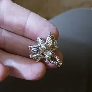 Ballou | Jewelry | Vintage Ballou Regd 3 Years Silvertone Angel 2000 ...